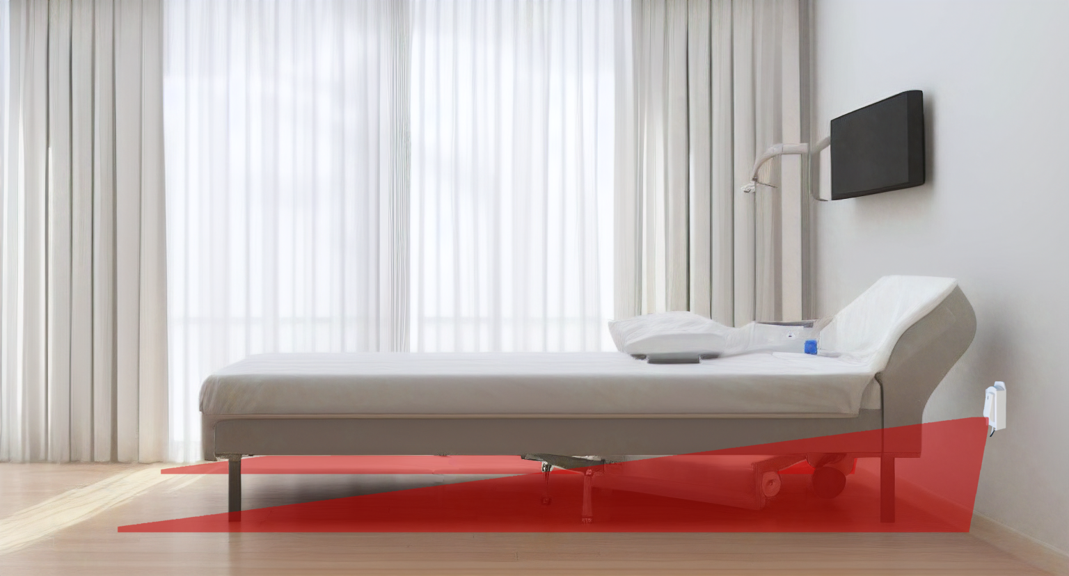 Bed Exit Sensor Beam Alert and Pendant Medical Alarm Kit | Safe-Life