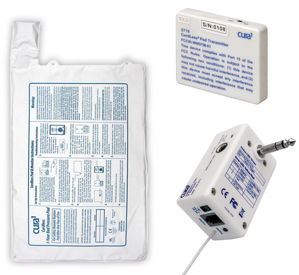 Wireless Bed or Room Exit Sensor Beam Alert Kit for in-home Use