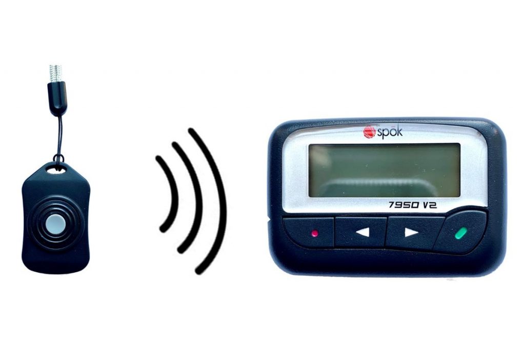 Home Care Pager Kit Pager With Two Pendants