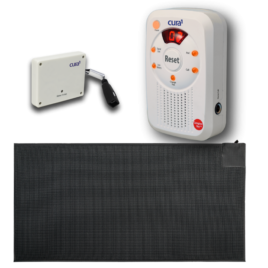 Bed Exit Sensor Beam Alert and Pendant Medical Alarm Kit | Safe-Life